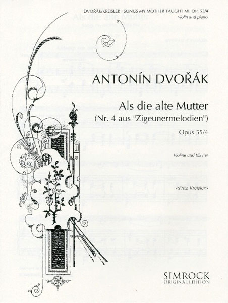 Richard Schauer:ドヴォルジャーク/我が母の教えたまいし歌(クライスラー編)/GYS00072714/EE1097/バイオリン ...